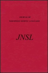 Journal of Northwest Semitic Languages, Volume 4, 1975 | Logos Bible ...