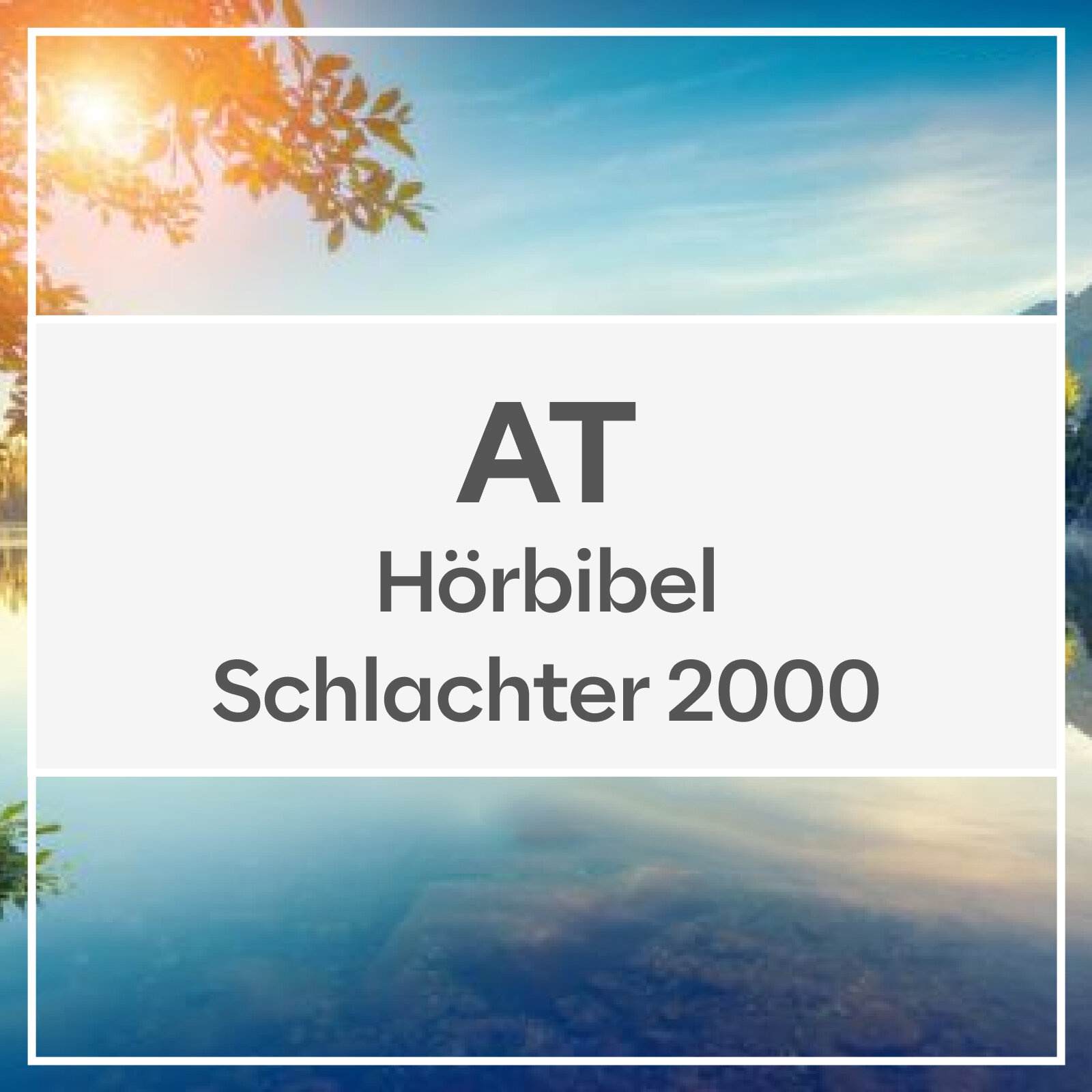 Schlachter 2000: Altes Testament (Hörbibel) | Logos Bible Software