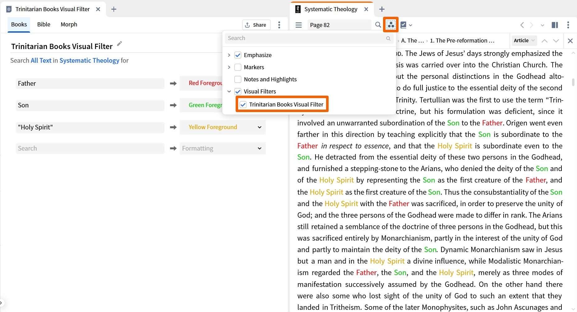 Create a Visual Filter – Logos Help Center