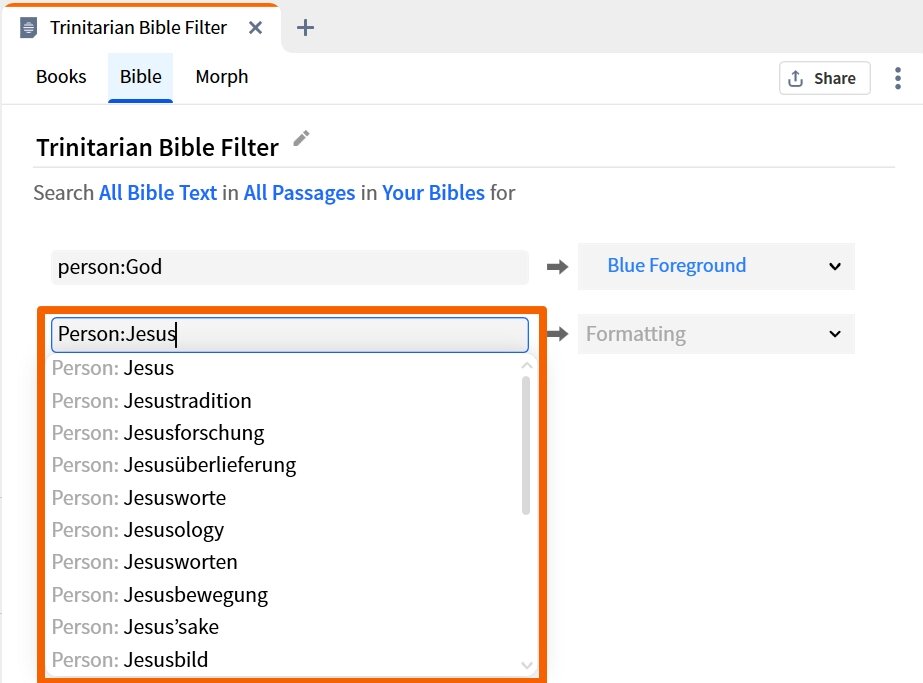 Create a Visual Filter – Logos Help Center
