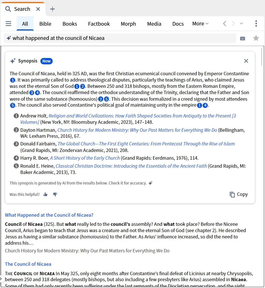What is Smart Search? – Logos Help Center