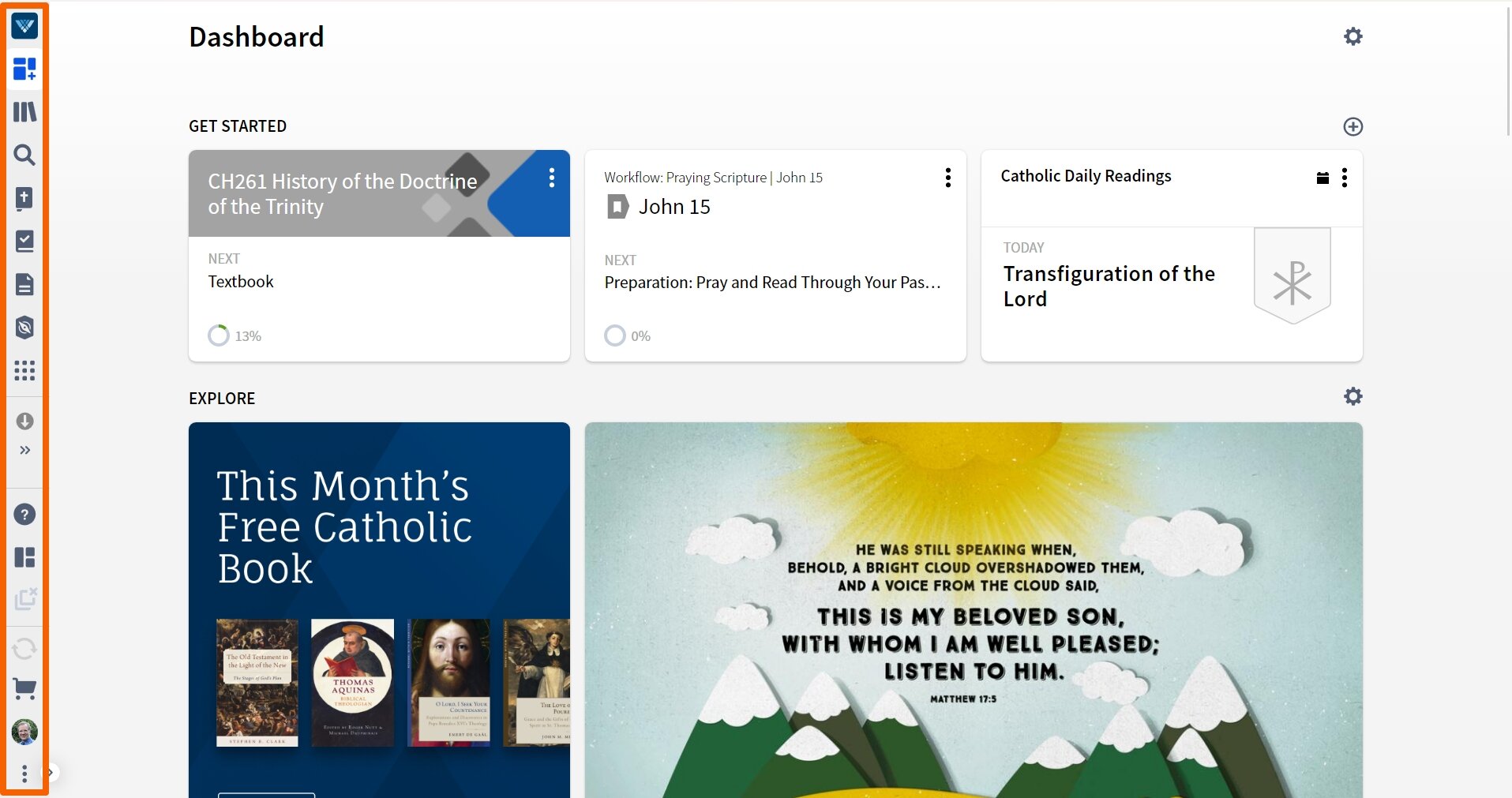 Toolbar & Navigation – Verbum Support