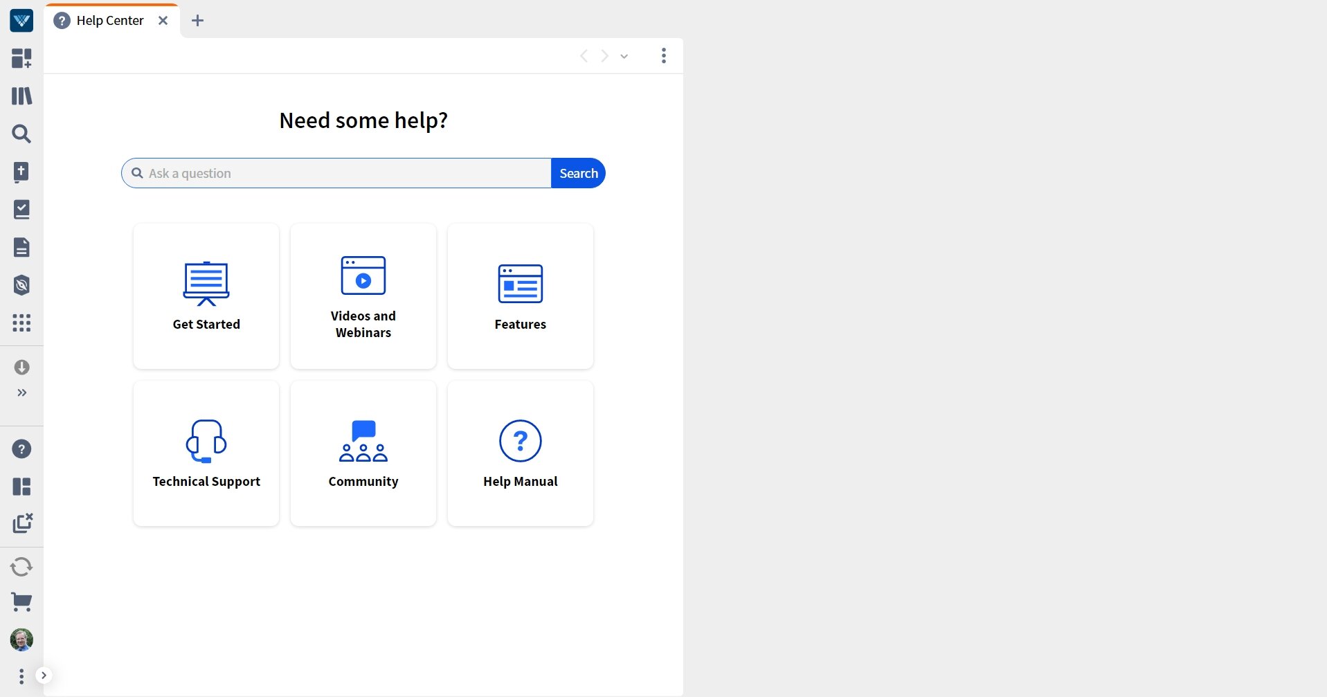 Toolbar & Navigation – Verbum Support