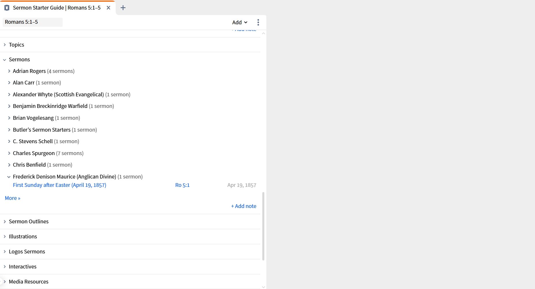 Develop Homilies with the Sermon Starter Guide – Verbum Support