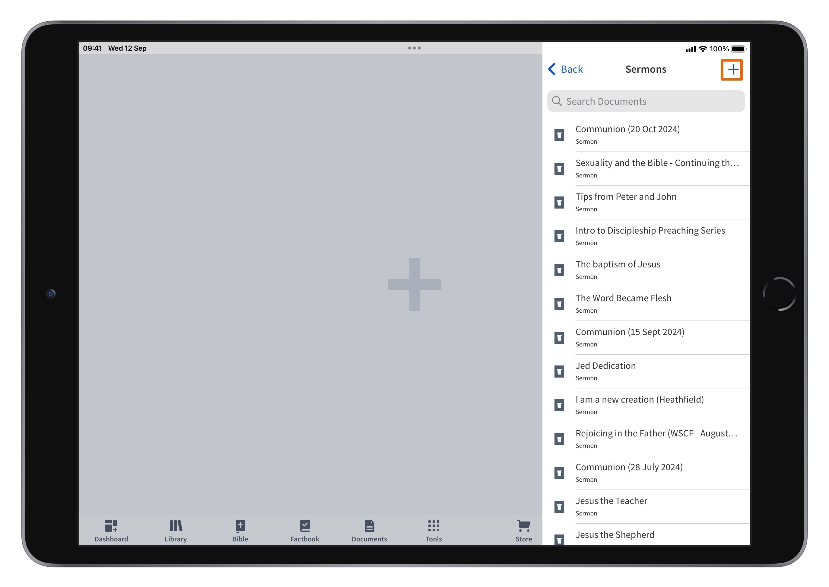 Writing Sermons Using Sermon Builder – Logos Help Center