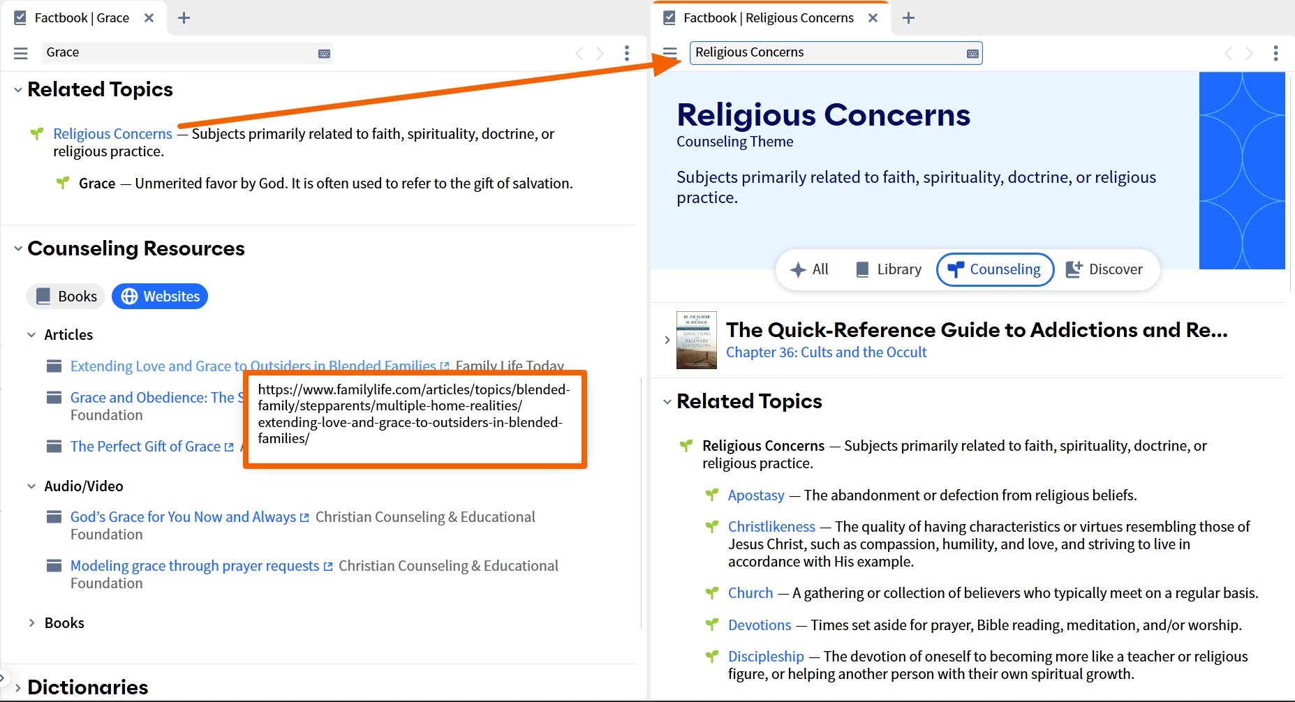 What can I do with the Factbook? – Logos Help Center