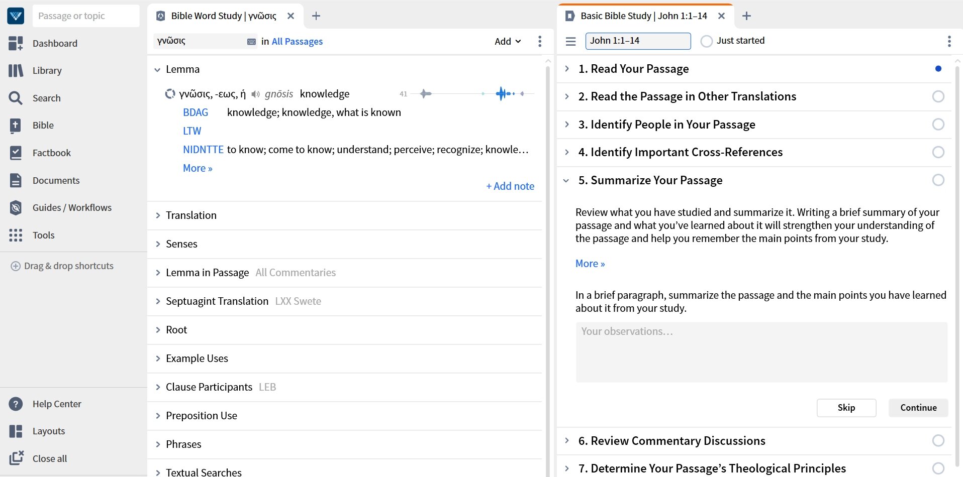 1. Get Oriented in Verbum – Verbum Support