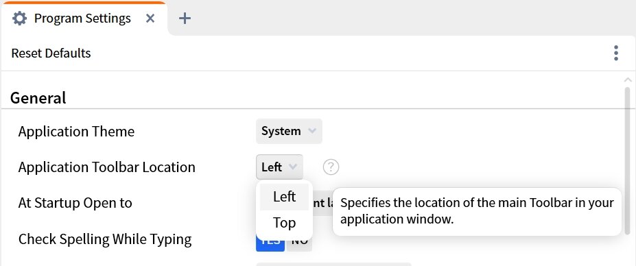 Adjust Verbum's Program Settings – Verbum Support