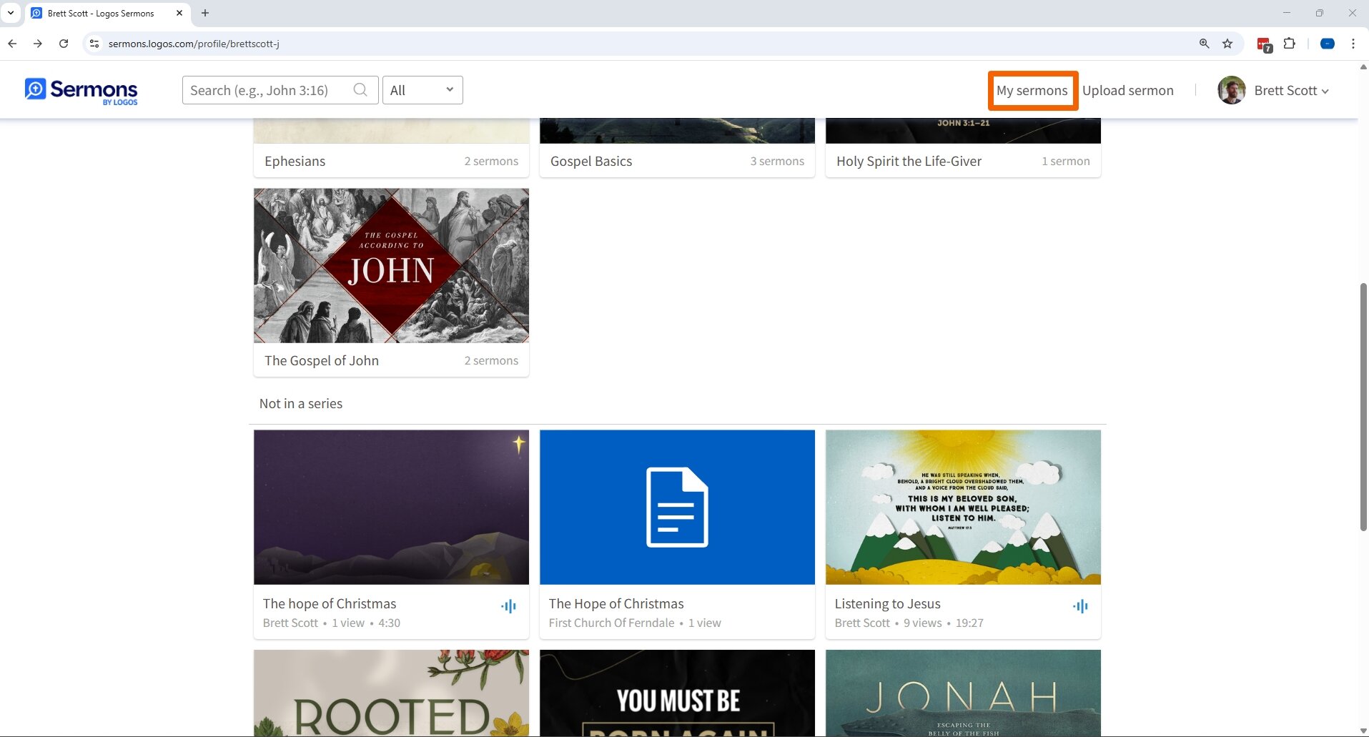 Upload to Logos Sermons – Logos Help Center