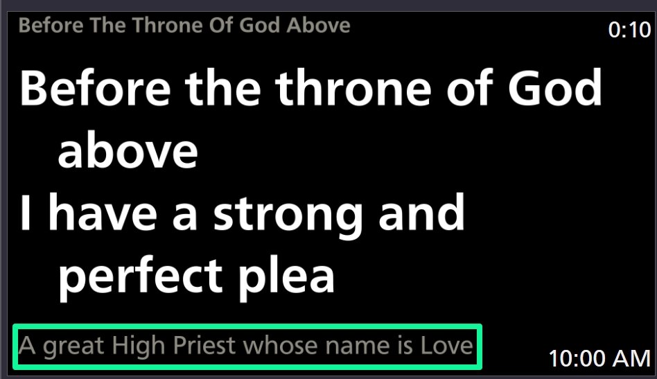 Confidence Monitor – Proclaim