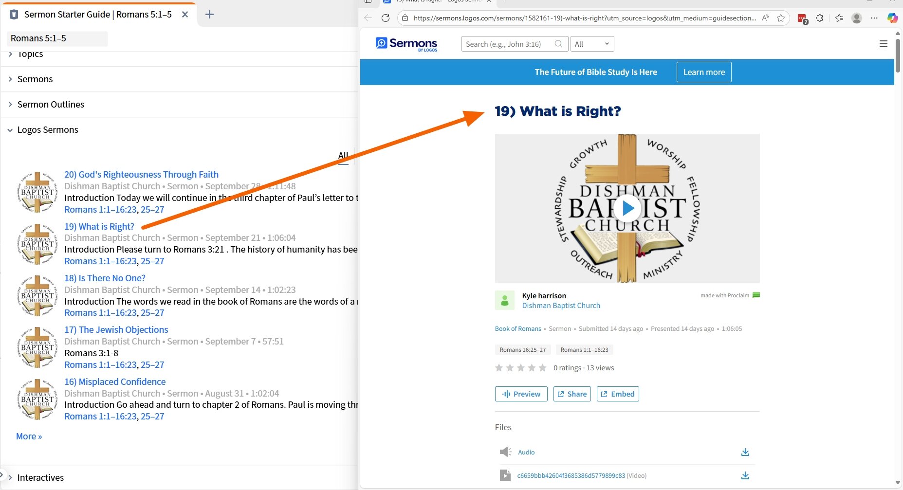 Developing Sermons with the Sermon Starter Guide – Logos Help Center