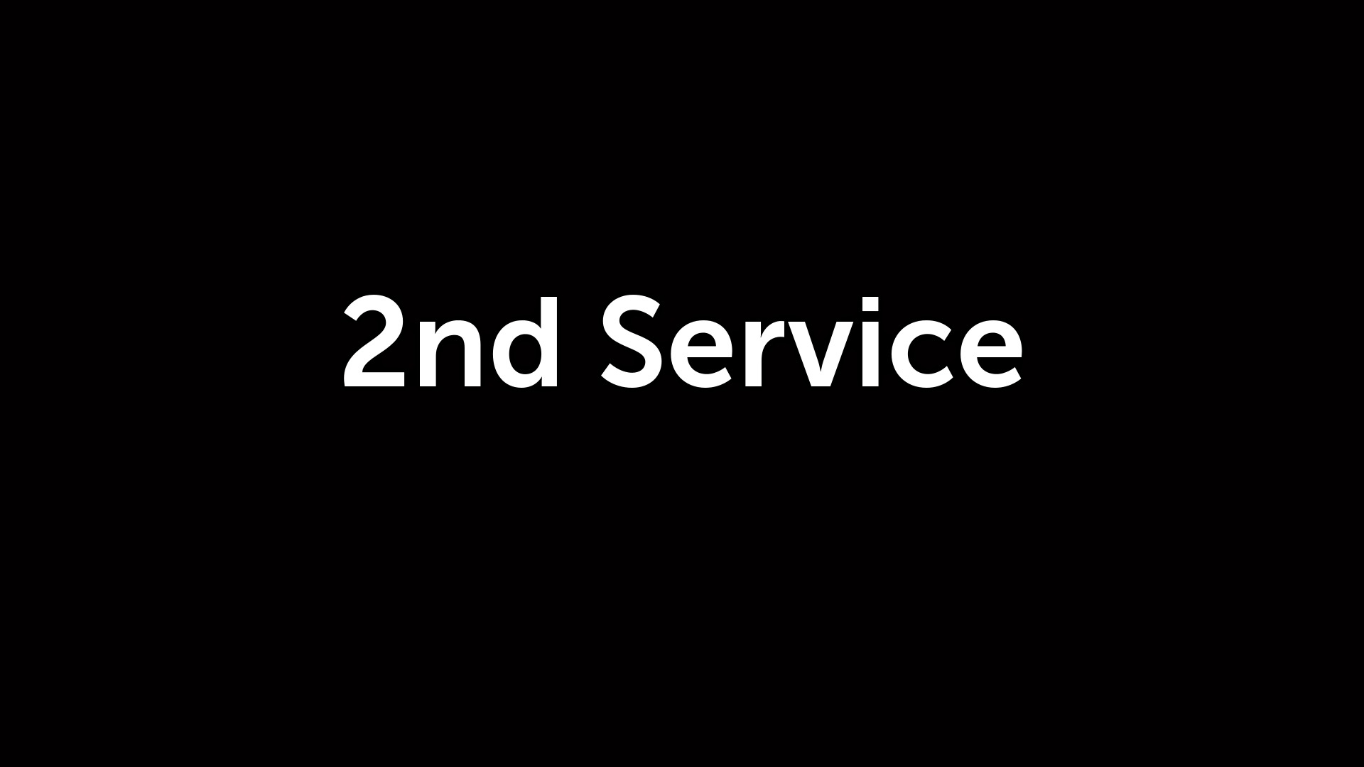 2nd Service - Logos Sermons