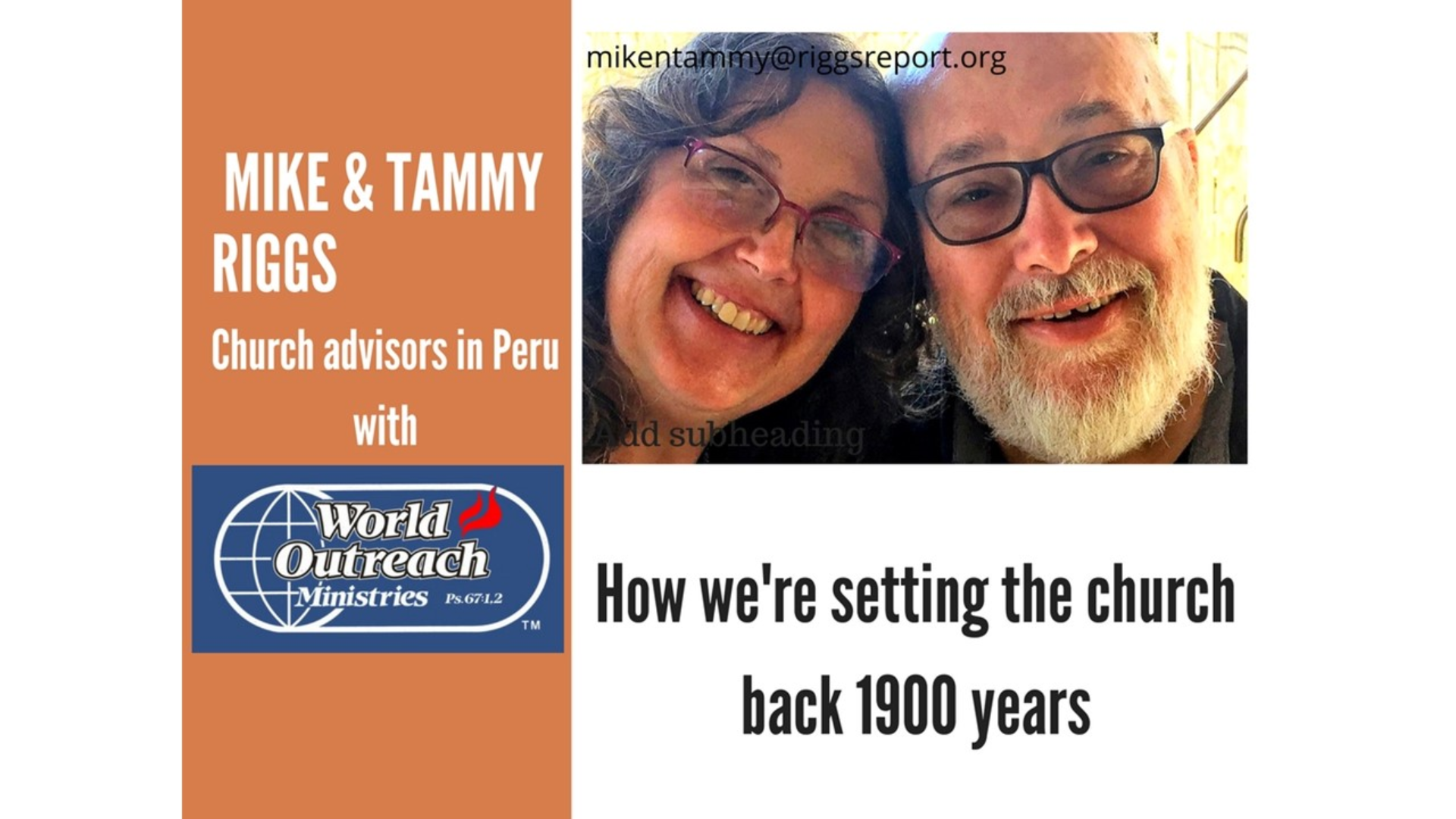 5-27-18 > Mike Riggs - Logos Sermons