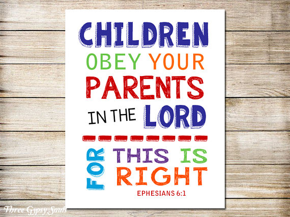 Ephesians 6:1-3 Children/Parents - Faithlife Sermons