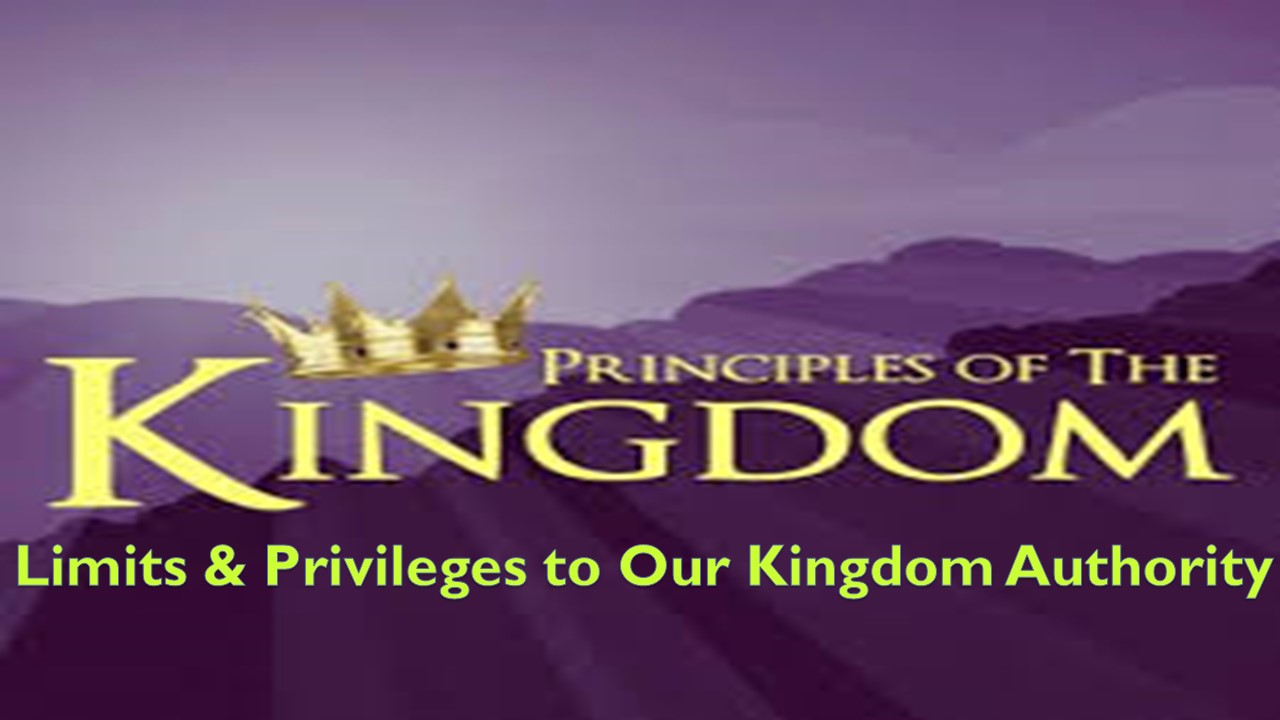 Exercising the Power of Kingdom Authority part one - Logos Sermons