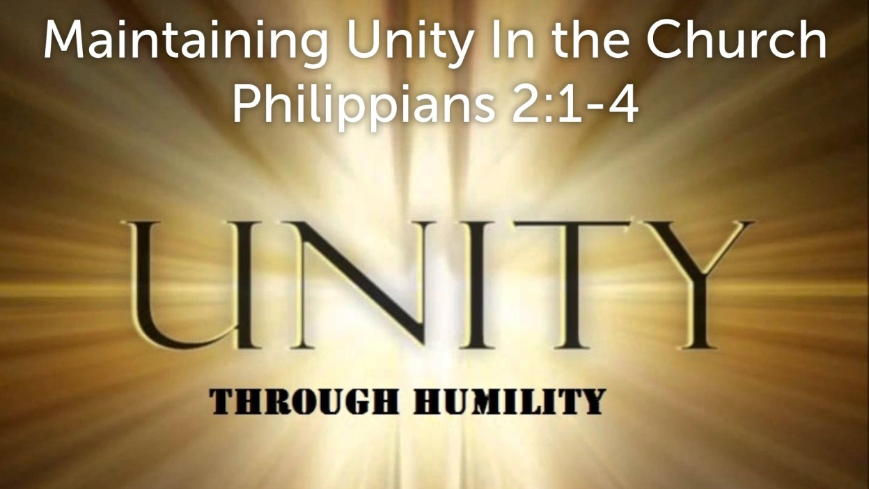 July 29, 2018 -Maintaining Unity In the Church - Logos Sermons