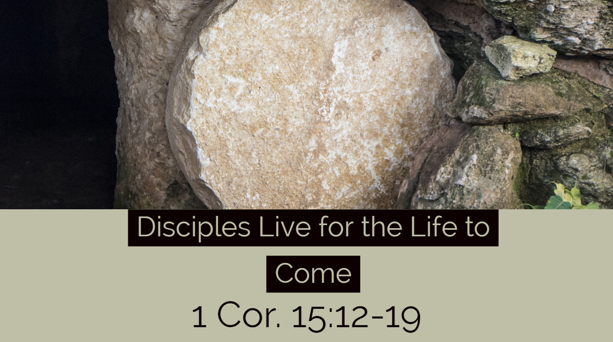 Disciples Live for the Life to Come - Logos Sermons