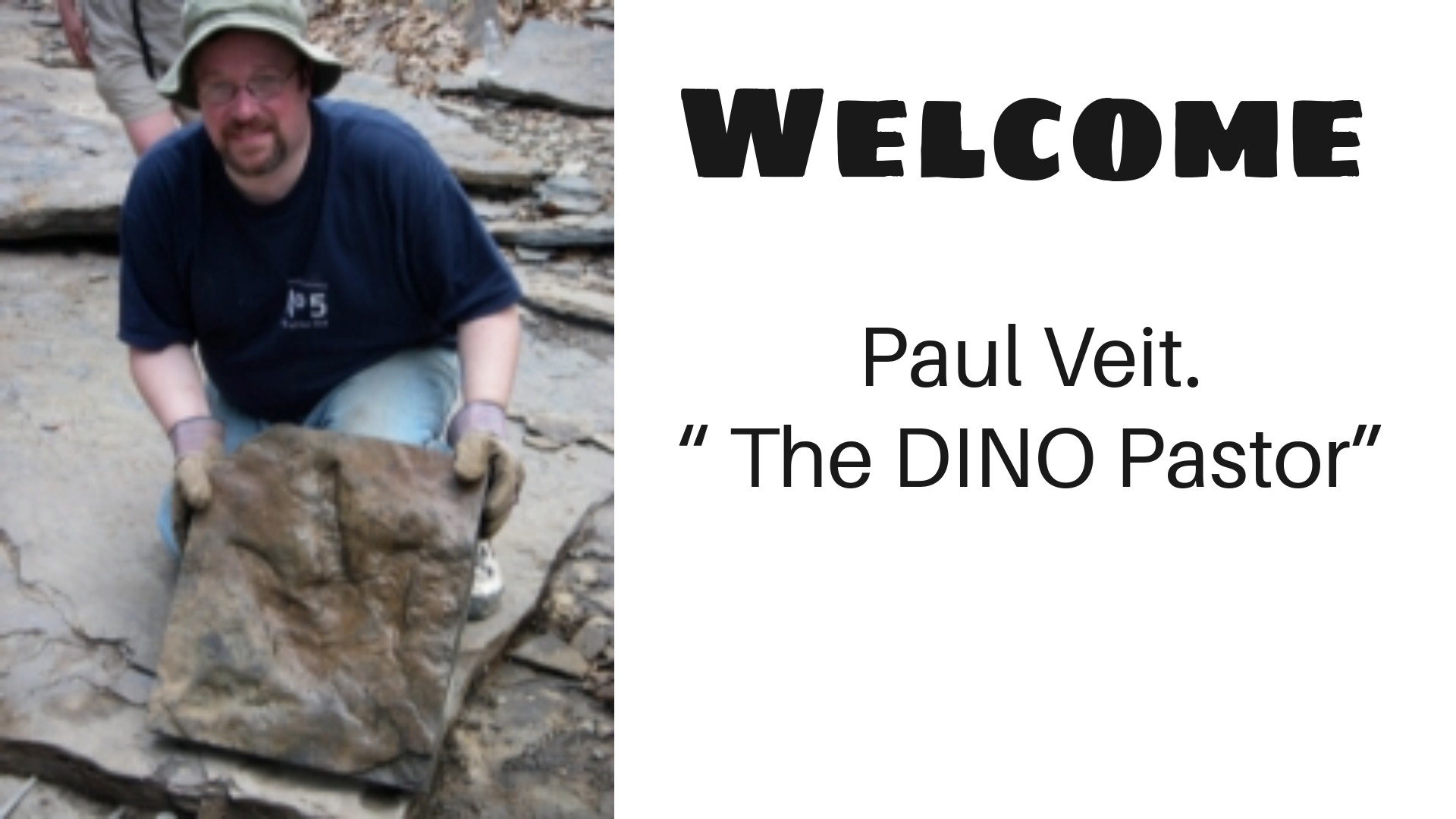 Paul Veit "Dino-Pastor" Special - 09/16/2018 - Logos Sermons