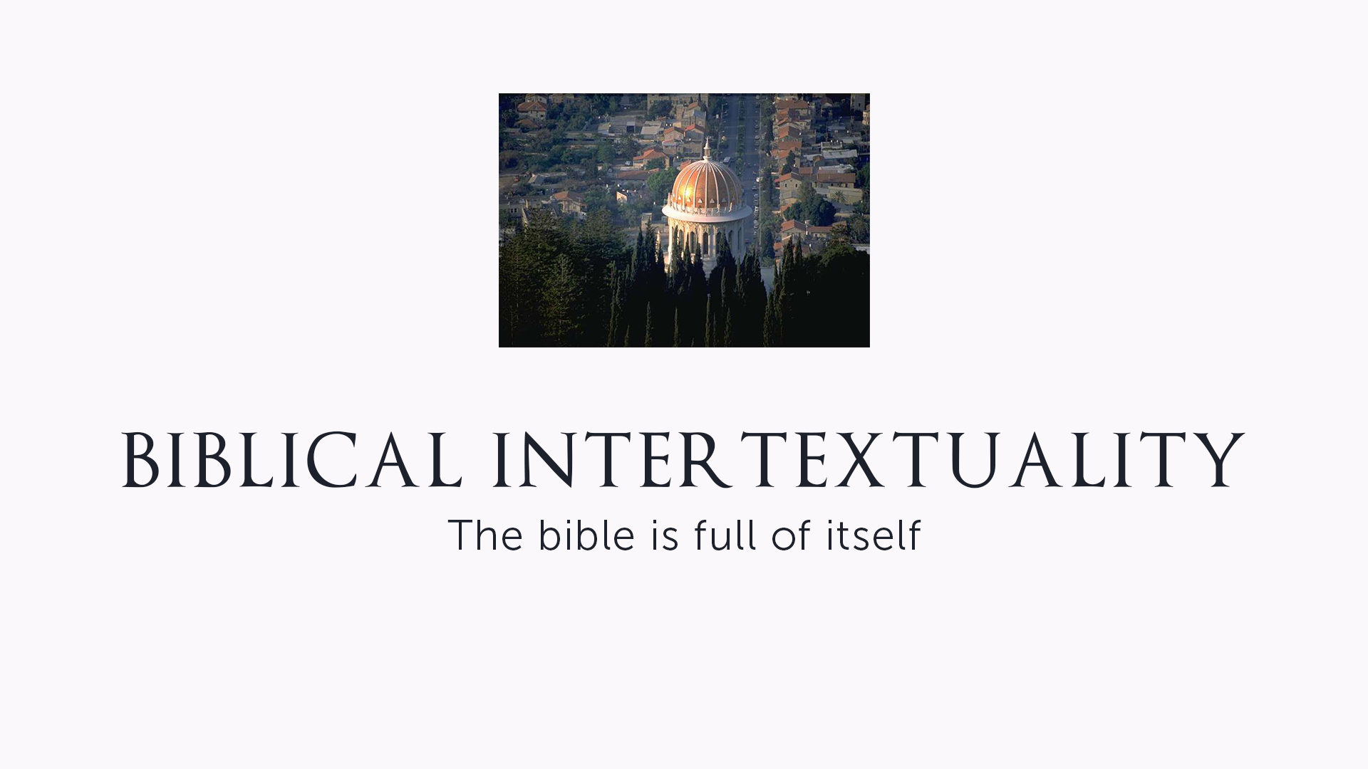 Biblical Intertextuality - Faithlife TV