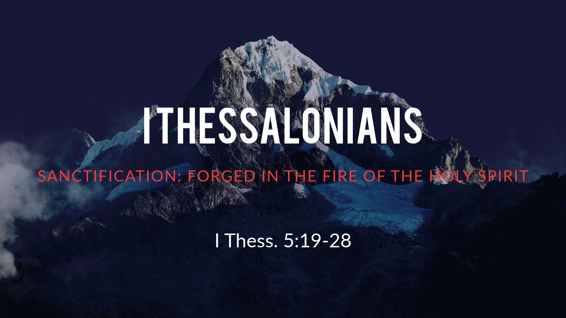 November 4, 2018-Sanctification: Forged in the Fire of the Holy Spirit - Logos Sermons