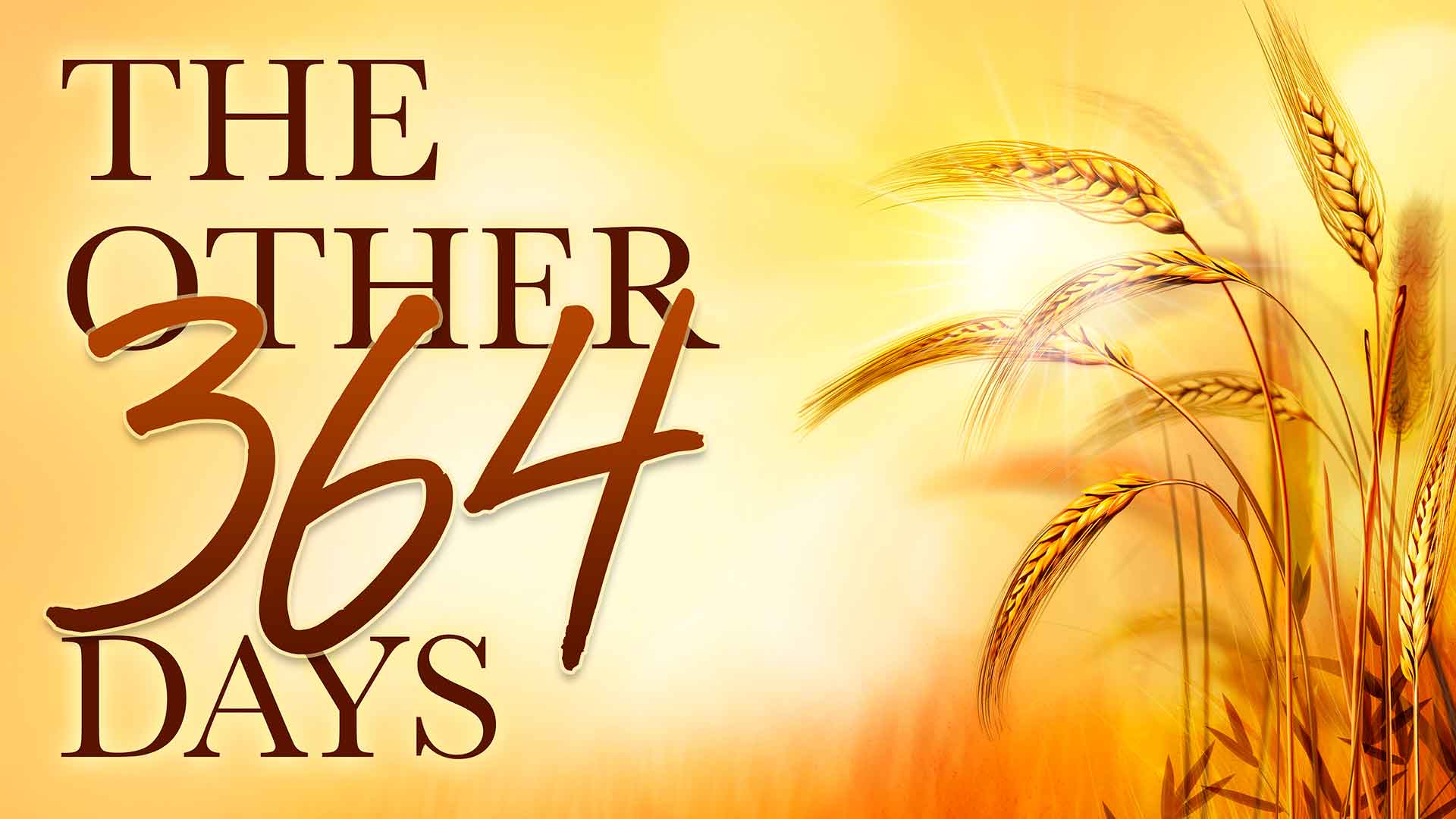 The Other 364 Days - Logos Sermons