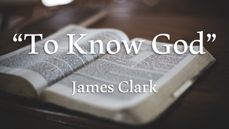 Dr. James Clark - Logos Sermons