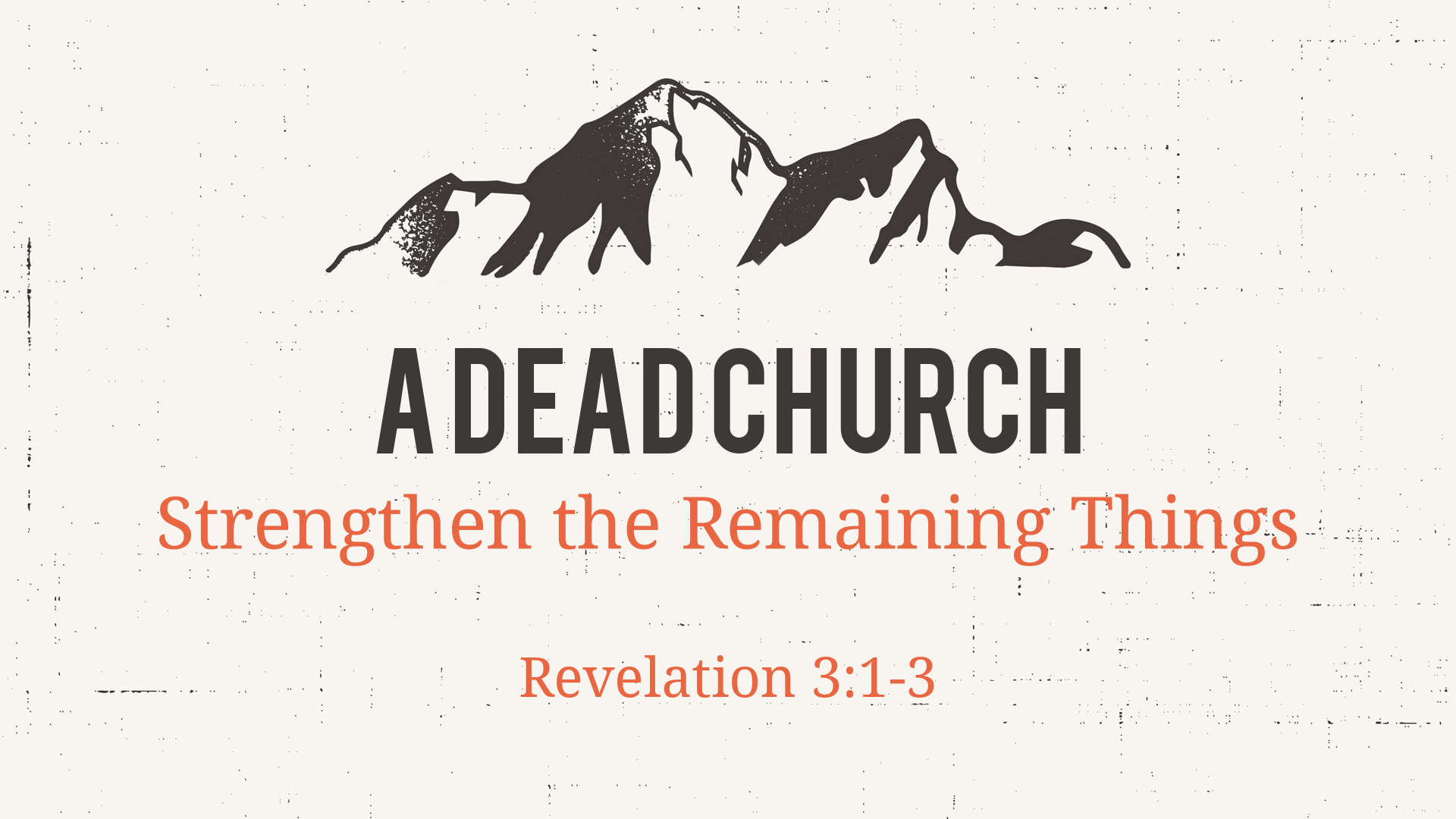 A Dead Church - Logos Sermons