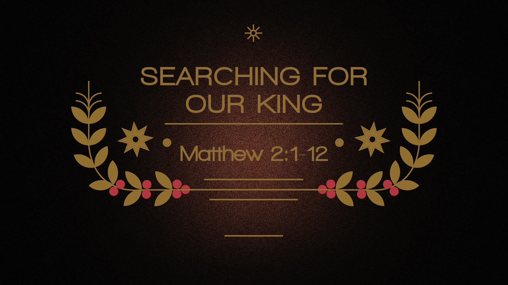 Searching For Our King - Logos Sermons