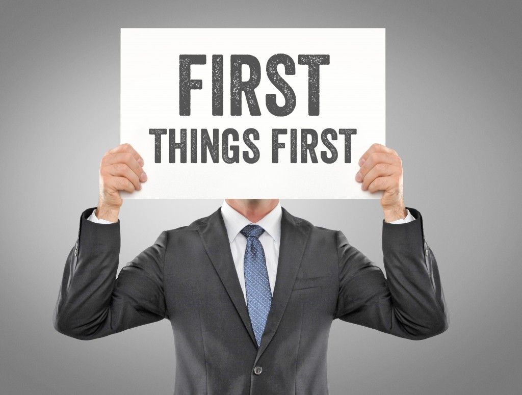 FIRST THINGS FIRST - Logos Sermons