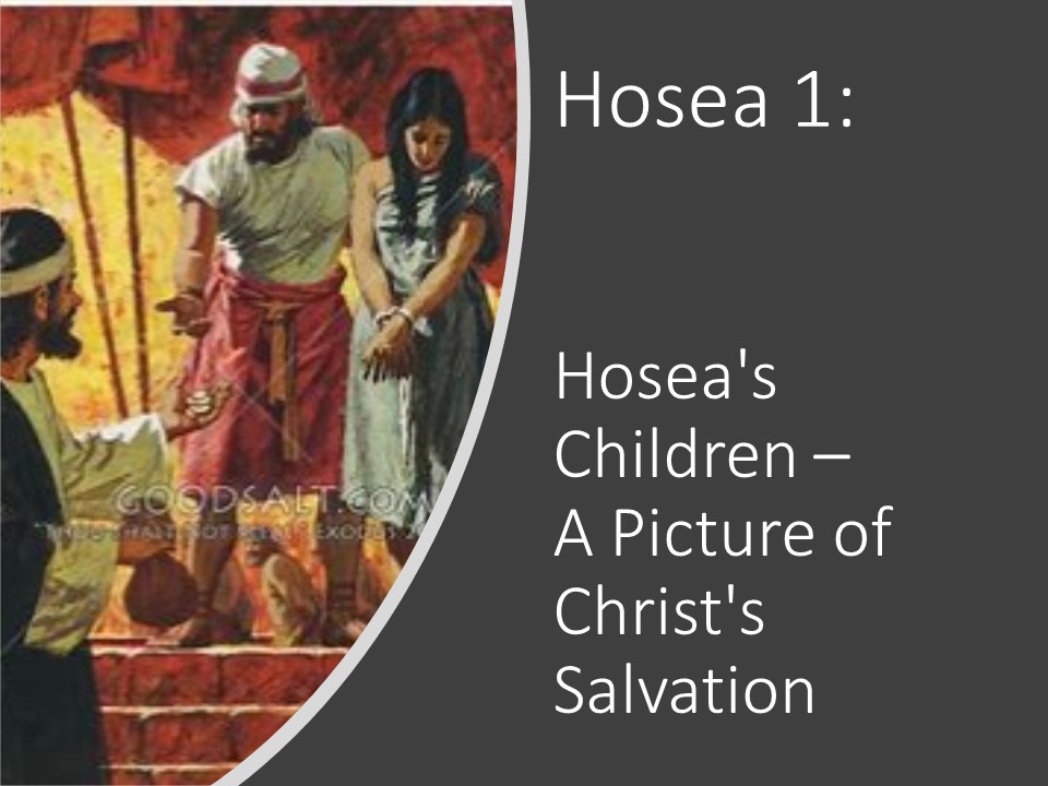 Hosea 1 - Hosea's Children, A Picture of Christ's Salvation - Logos Sermons