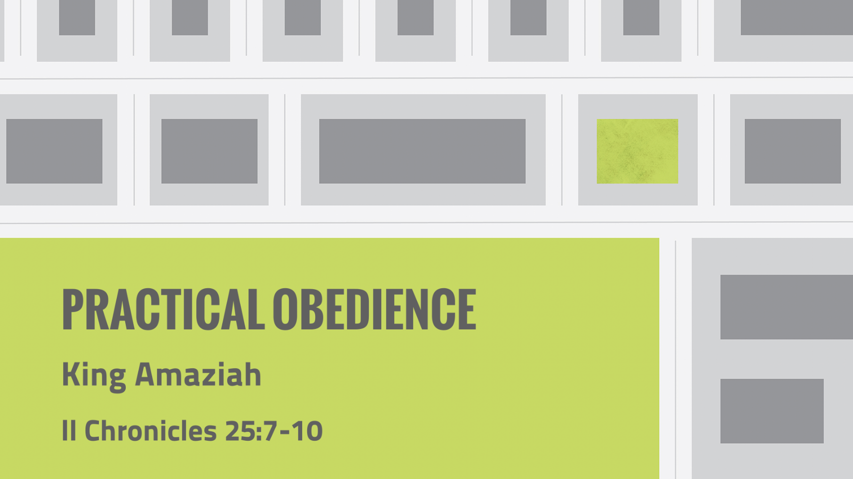 330 - Practical Obedience - Logos Sermons