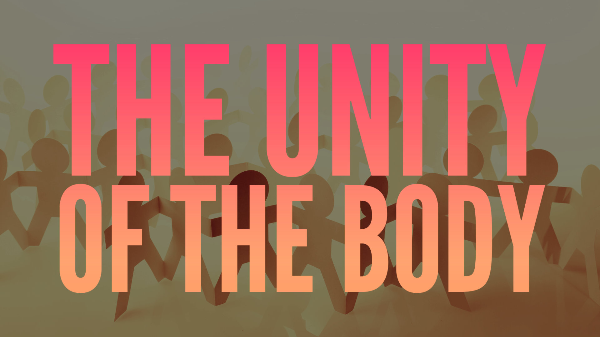 The Unity of the Body - Logos Sermons