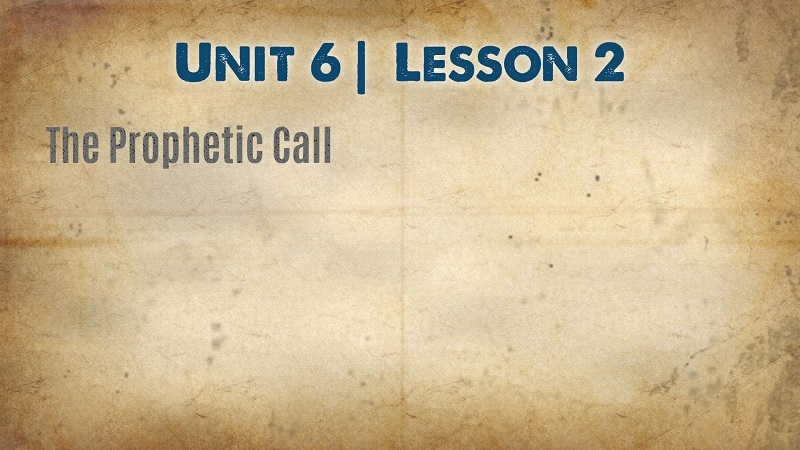 The Prophetic Call - Logos Sermons