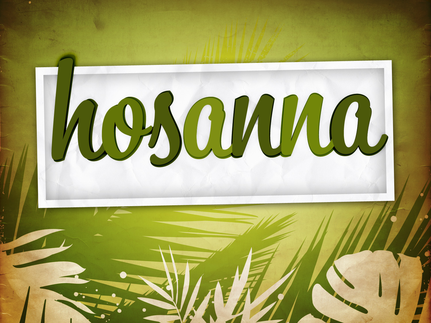 Hosanna - Logos Sermons