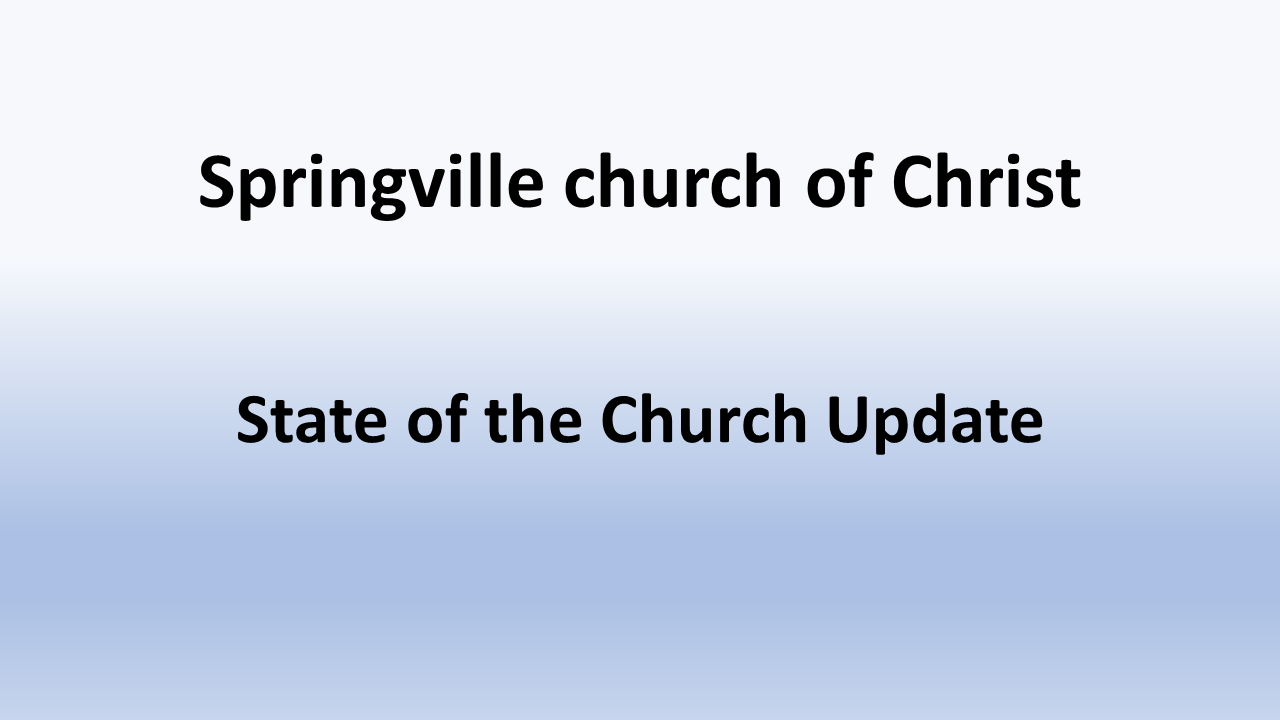 State of the Church Update - Logos Sermons