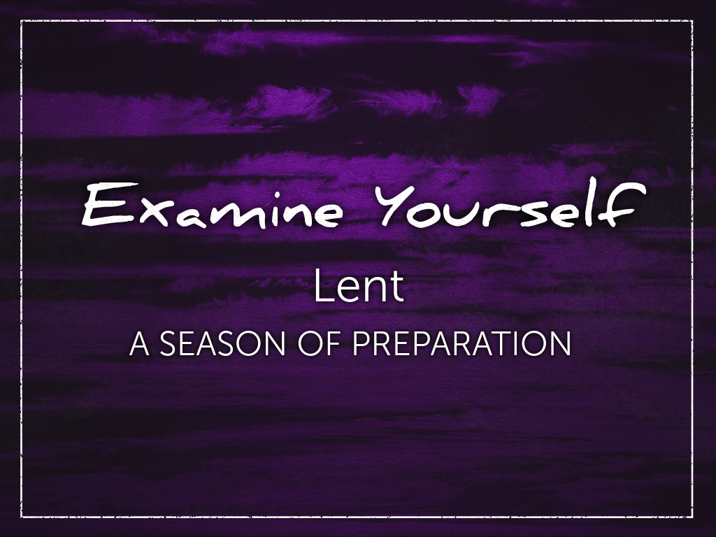 Examine Yourself - Logos Sermons