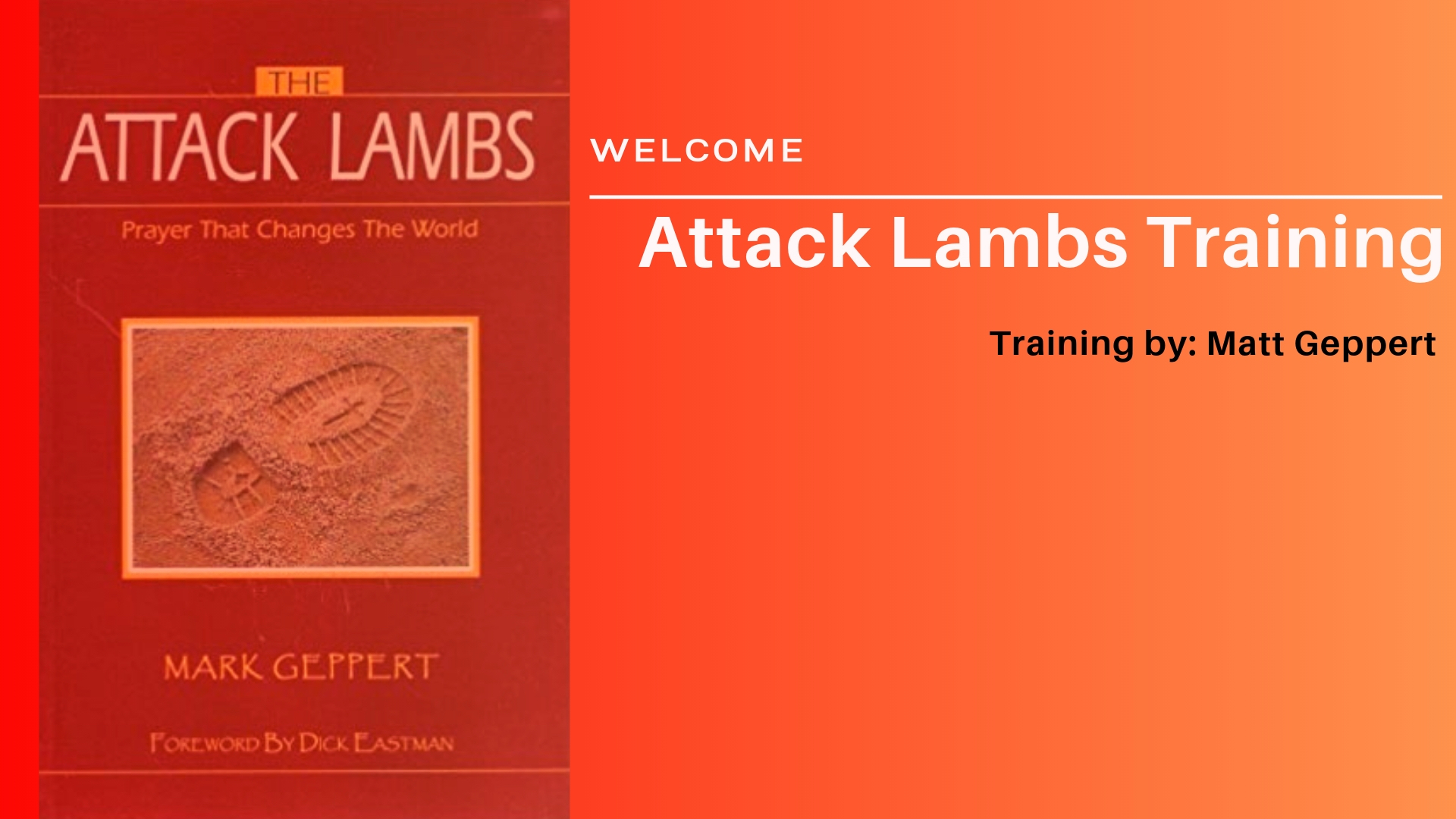 Attack Lambs Training with Matt Geppert - Logos Sermons