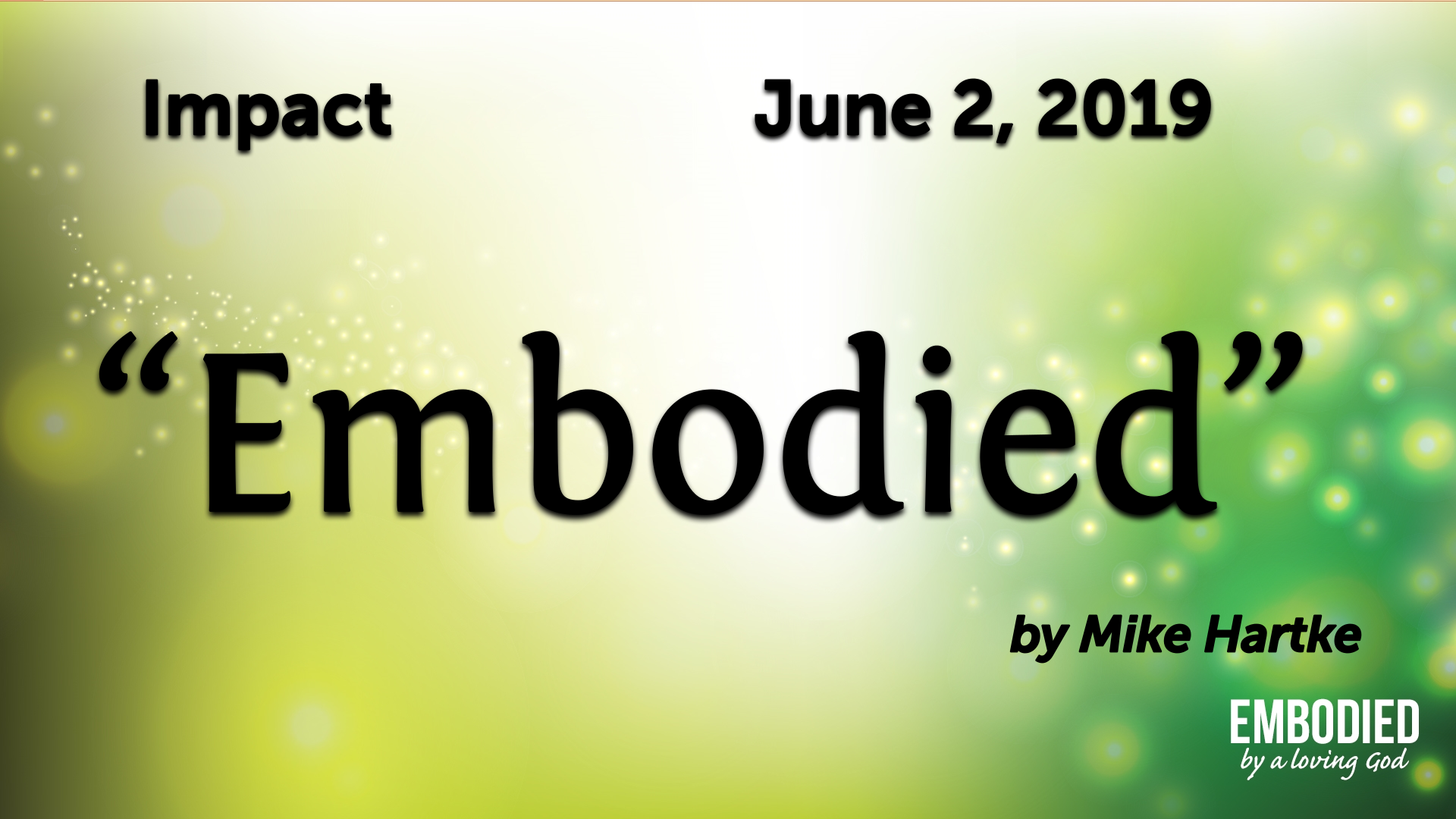 "Embodied" - Logos Sermons