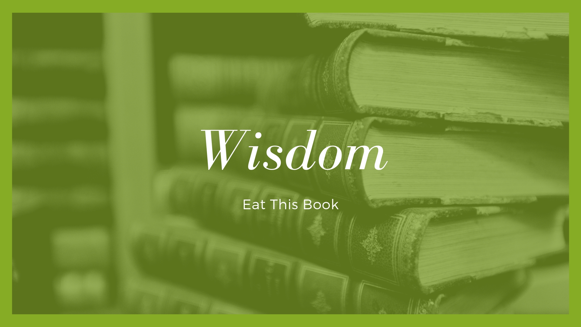 Proverbs - Logos Sermons