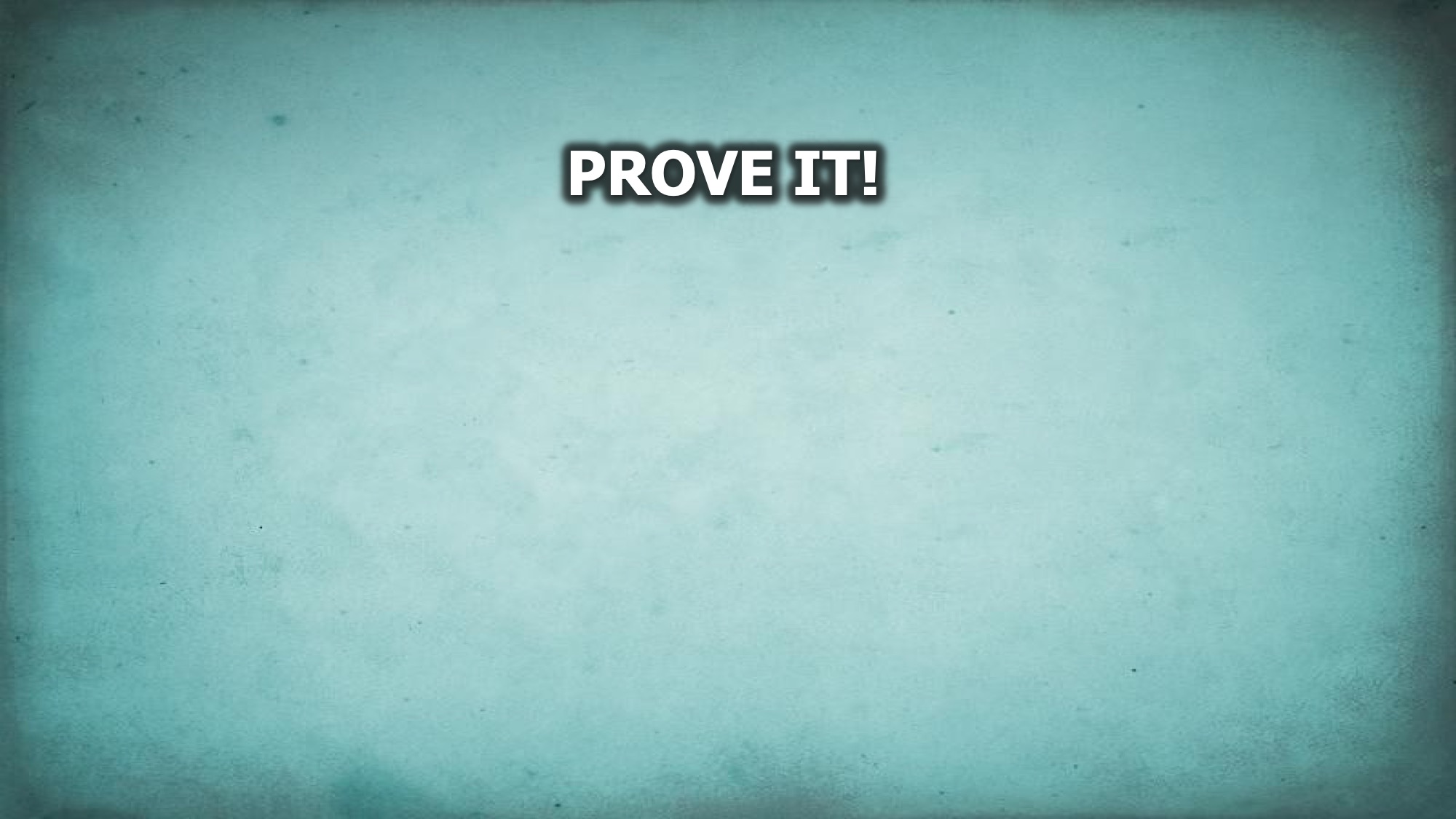 Prove it - Derick Cronje - Logos Sermons