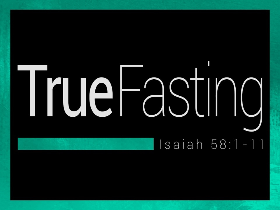 True Fasting - Logos Sermons