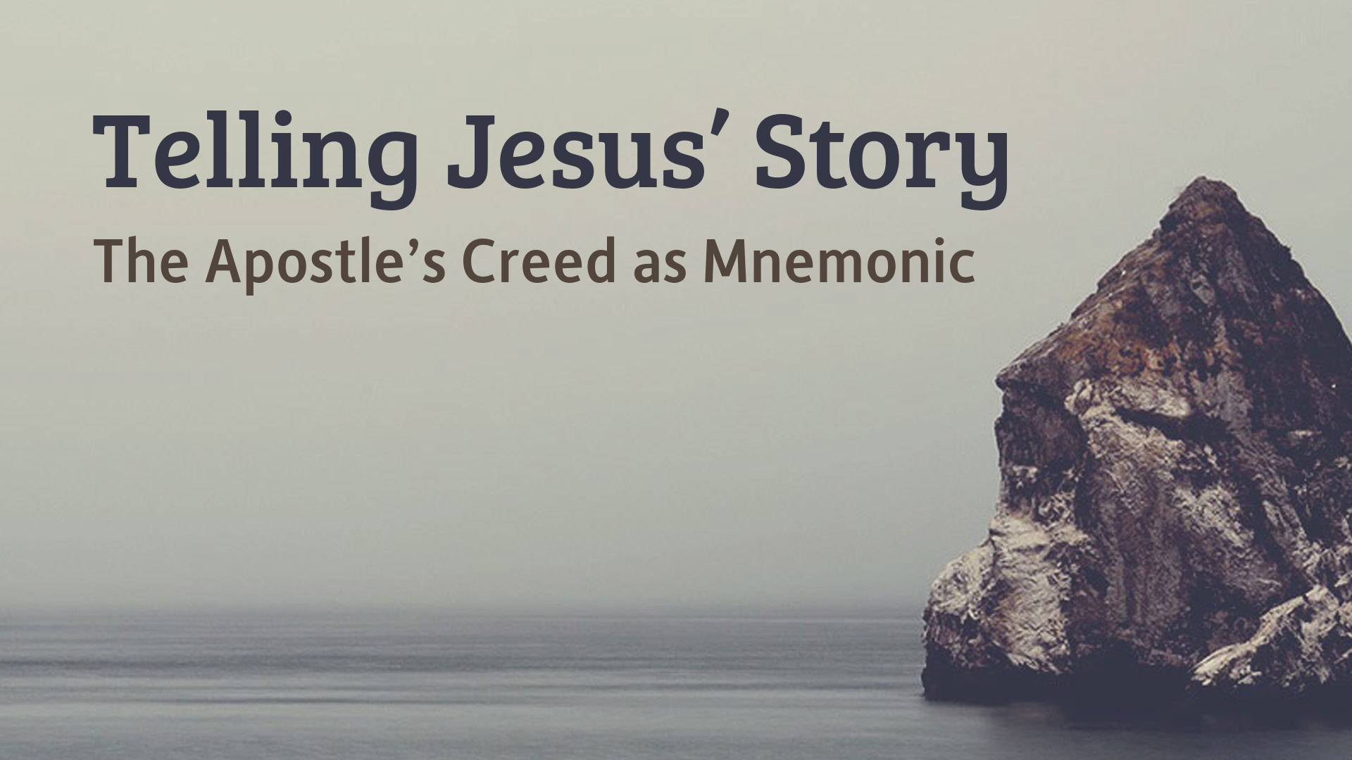 Telling Jesus' Story - Logos Sermons