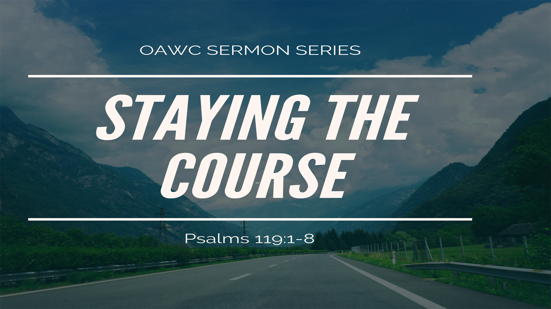 Staying the Course - Logos Sermons