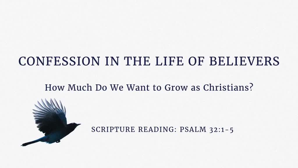 Confession in the Life of Believers - Faithlife TV