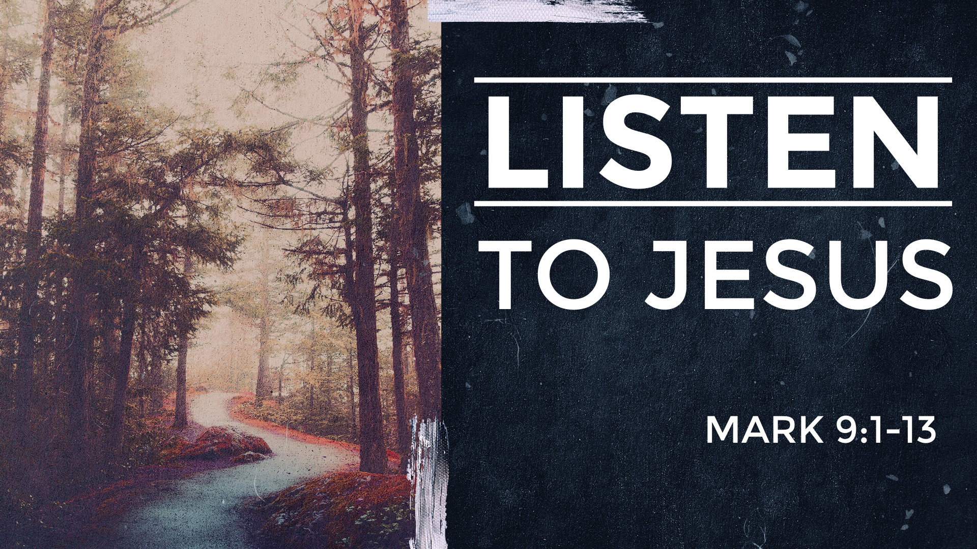 Listen To Jesus - Logos Sermons