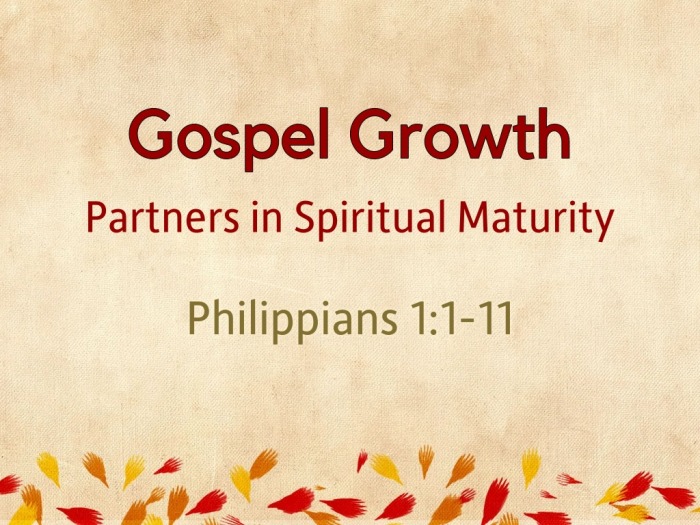 ‎Gospel Growth: Partners in Spiritual Maturity - Logos Sermons