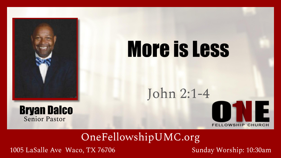 More is Less - Logos Sermons