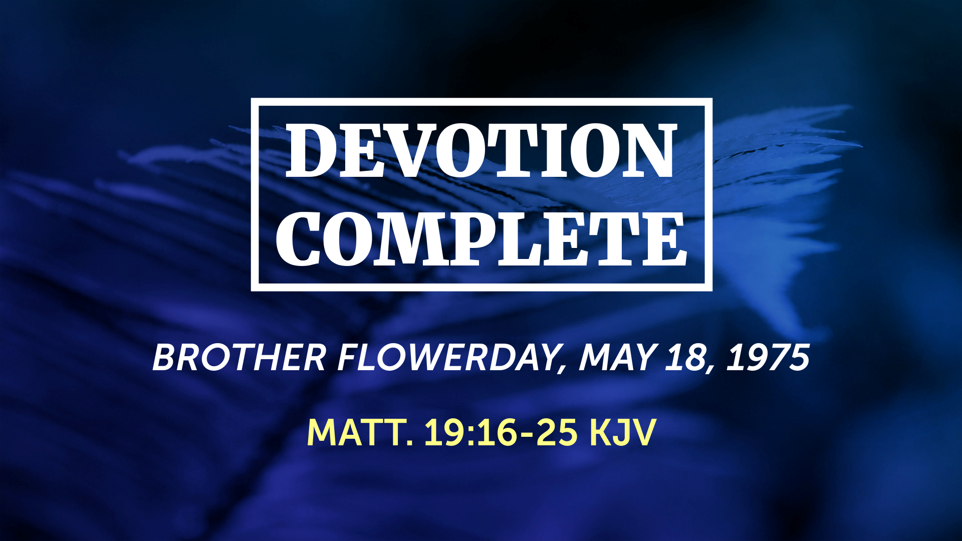 Devotion Complete - Logos Sermons