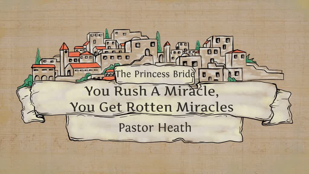The Princess Bride: You Rush A Miracle, You Get Rotten Miracles ...