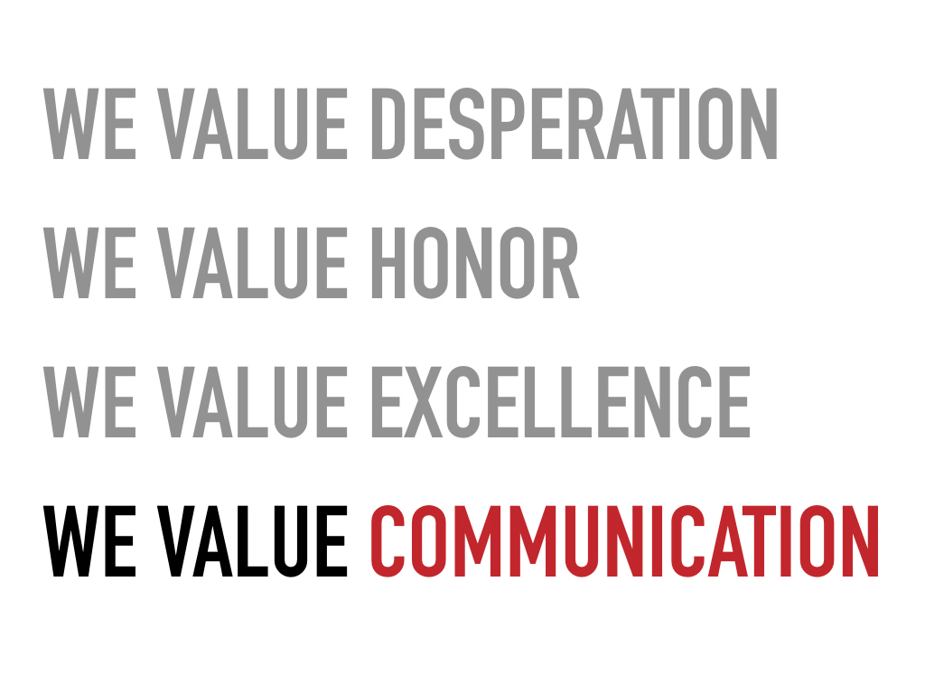 We Value Communication - Logos Sermons